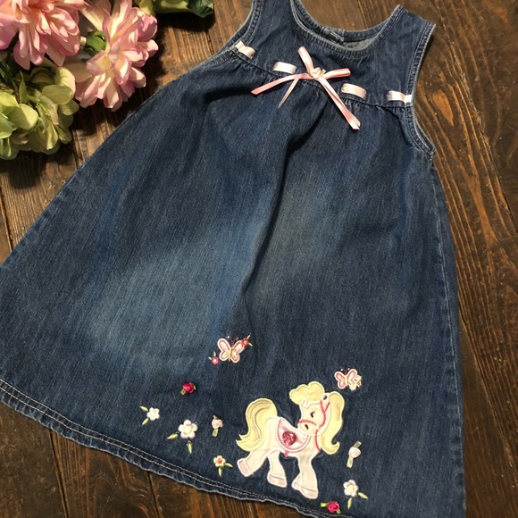 Dresses | Little Pony Denim Dress | Poshmark